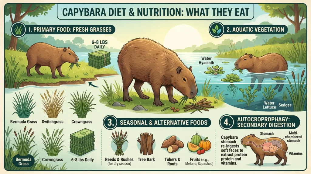 What Do Capybaras Eat? The Ultimate Guide to Their Diet